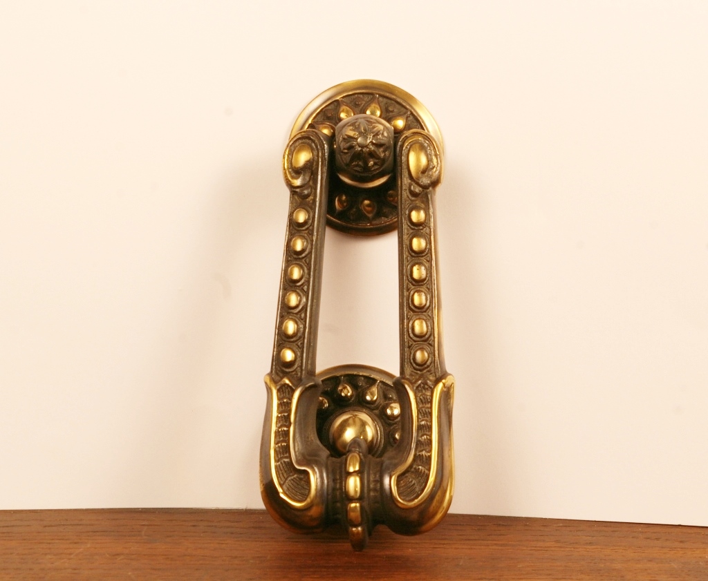 Polished Brass Regency Door Knocker | Mongers